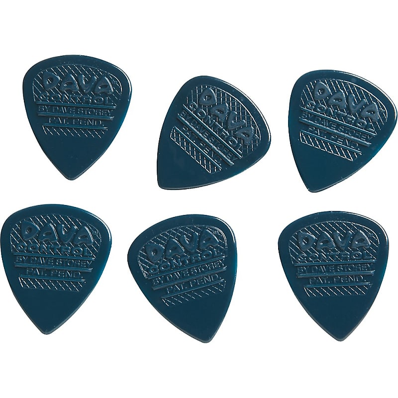 Dava Control Pick Nylon Medium 6-Pack Dark Green | Reverb