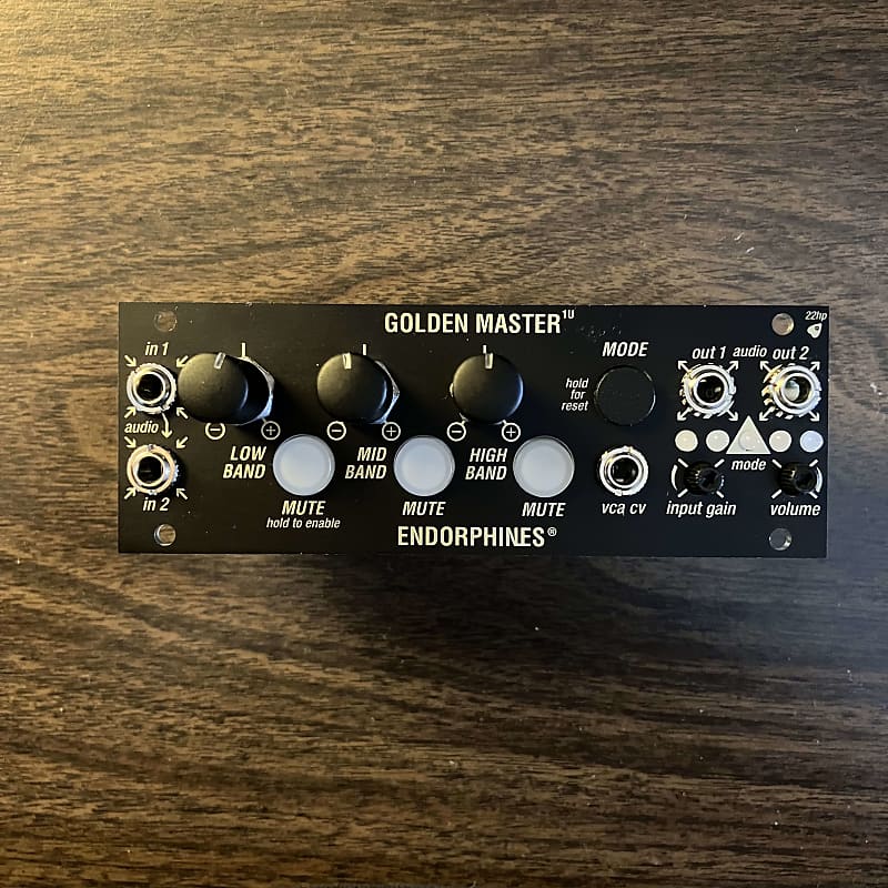 Endorphin.es Golden Master 1U EQ Compressor | Reverb