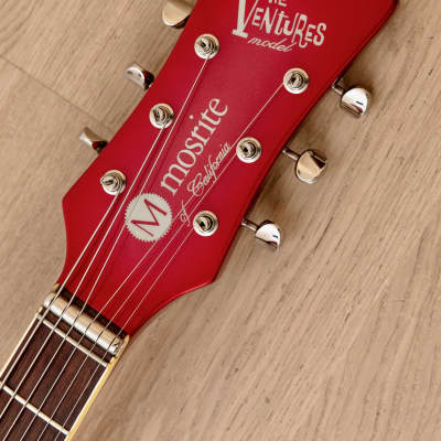 1990s Mosrite Ventures Model '63 Vintage Reissue Sidejack Red | Reverb