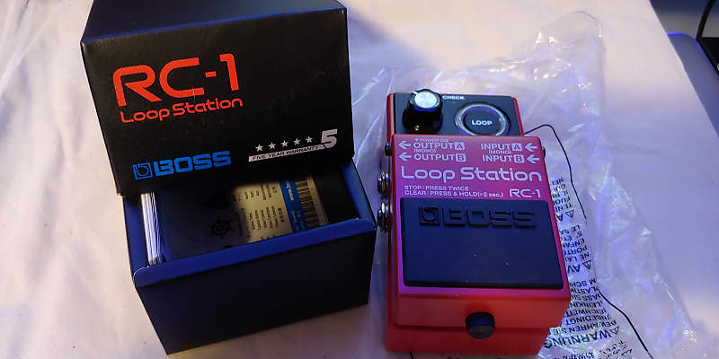 Boss RC-1 Loop Station with Boss FS-5U Foot Switch | Reverb