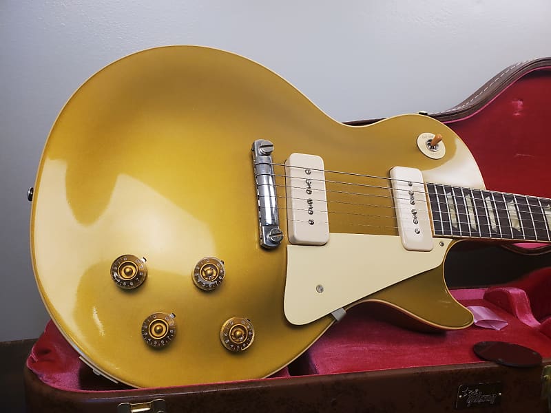 EXCELLENT Gibson 1955 '55 Reissue Custom Shop All Gold Top | Reverb