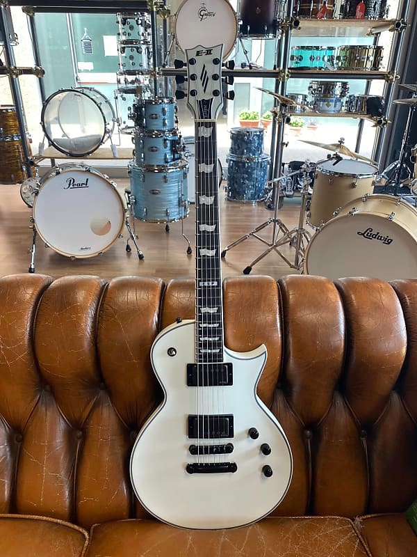 ESP LTD E-II ECLIPSE SATIN WHITE 2022 - Satin White | Reverb