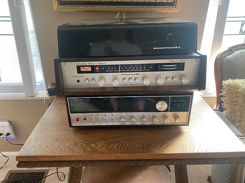 Marantz Model 25 Twenty Five w/ Garrard Zero 92 turntable | Reverb