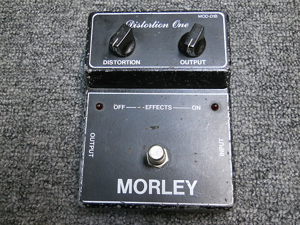 Vintage Morley Distortion One MOD-D1B Guitar Effects Pedal | Reverb