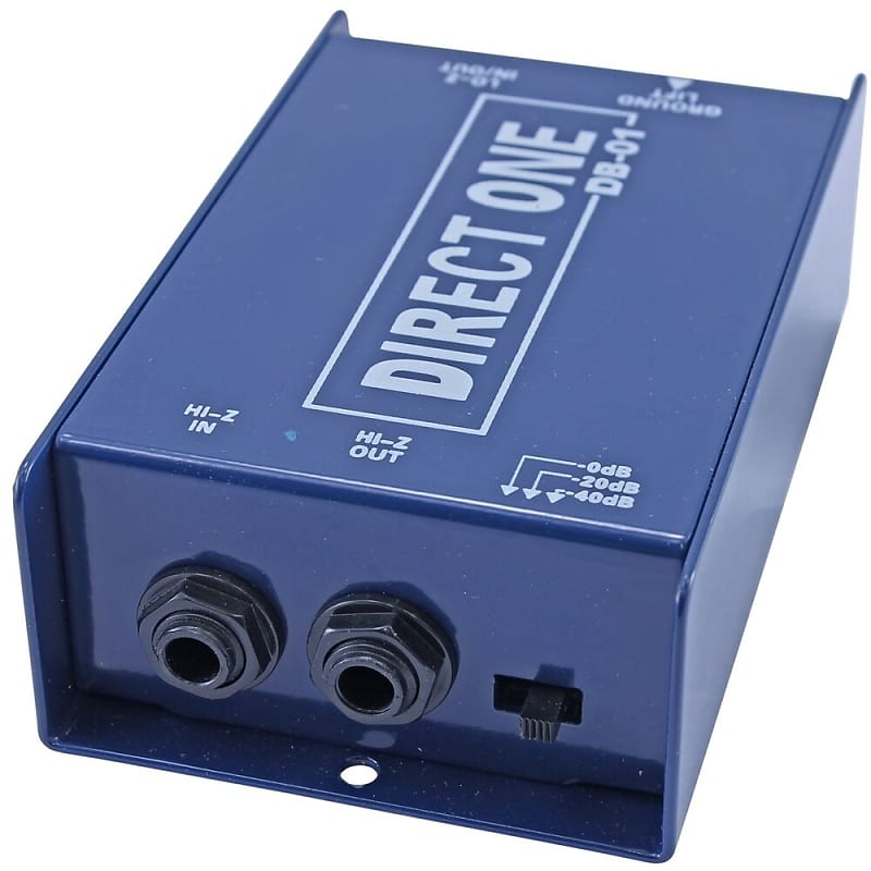 Db-01 Passive Xlr To 1/4 Direct Di Box With Ground Lift For | Reverb