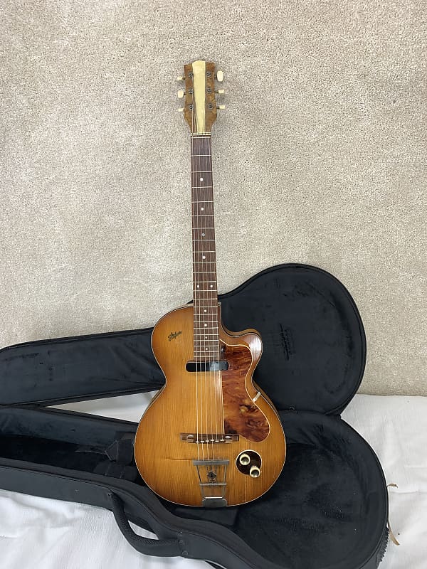 Hofner Club 40 6 string 1955 - Natural | Reverb