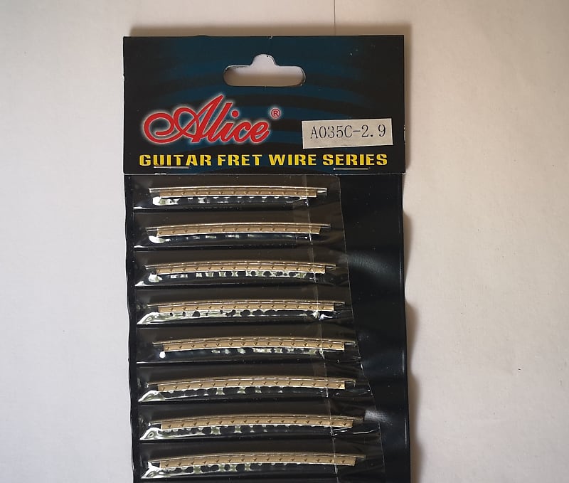 Alice Guitar Fret Wire 2.9mm Cupronickel | Reverb UK