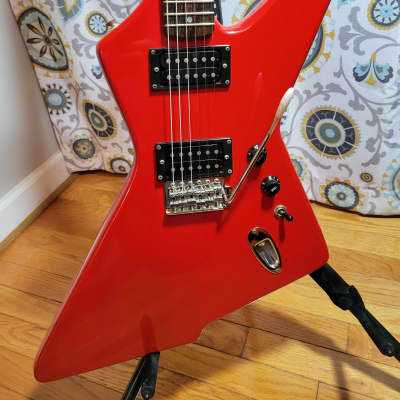 Ibanez Z Silver Cadet Explorer 1993 - Red | Reverb
