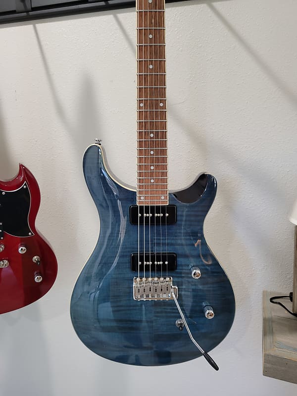 Harley Benton CST-24T P90 2022 - Ocean Flame | Reverb
