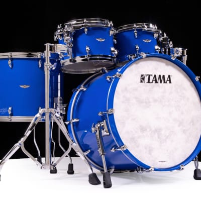 Tama Star Walnut 5pc Drum Set 22/10/12/14/16 Grand Aqua Blue | Reverb