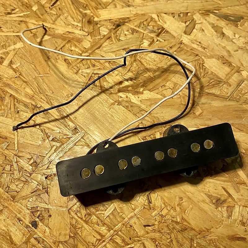 Fender Jazz bass pickup bridge 1978 - Black cover - grey | Reverb