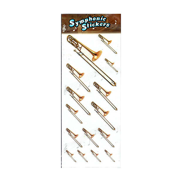 Symphonic Stickers Trombone 6 Sheets | Reverb