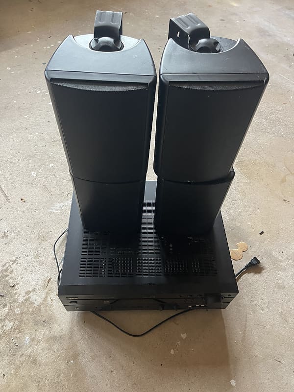Proficient AW525BLK Speakers (4) And Yamaha Receiver | Reverb