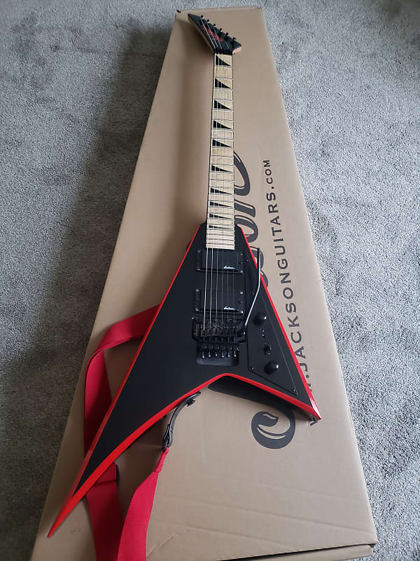 Jackson Randy Rhoads 2017? - Black with Red Bevel | Reverb