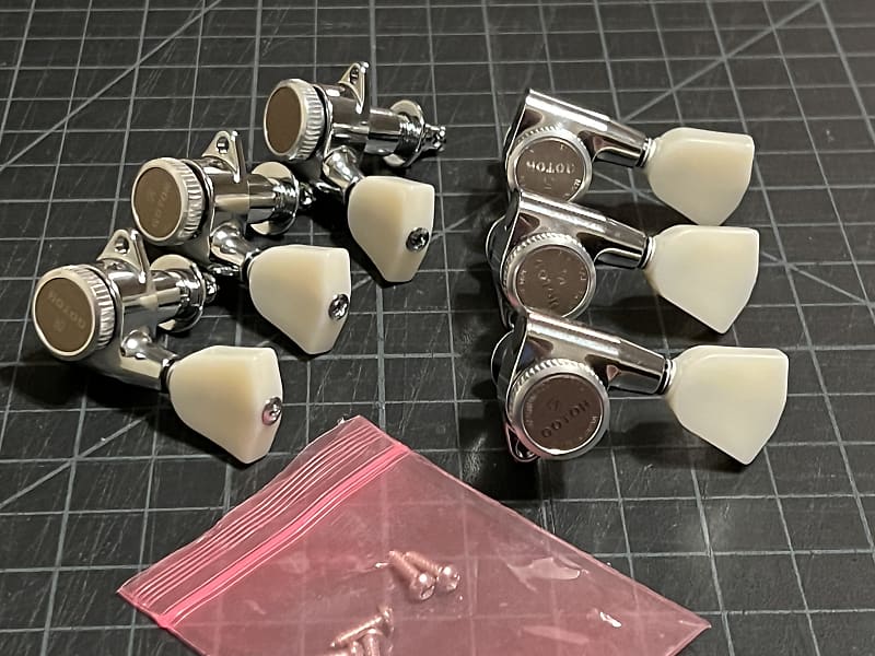 Gotoh Magnum Locking Tuners 3x3 w/ Keystone Buttons - Chrome | Reverb