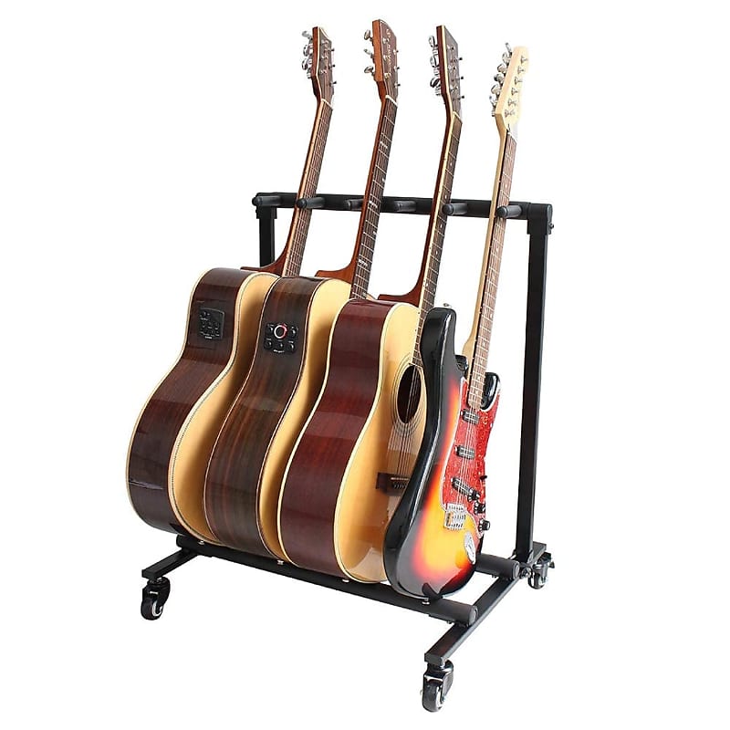 Multi Guitar Stand 5 Holder Guitar Stand Foldable Guitar | Reverb