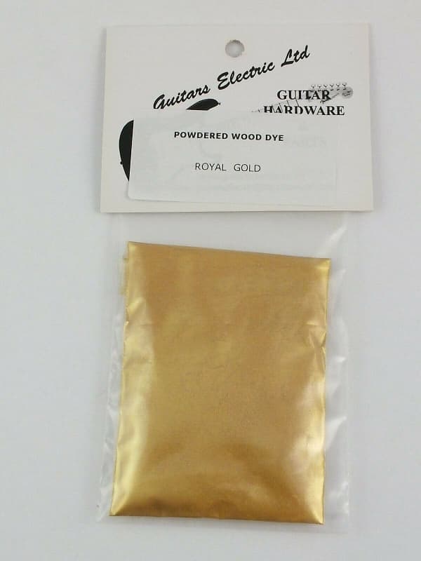 Royal Gold 15mg Powder Dust Guitar Body Dye for vintage Les | Reverb