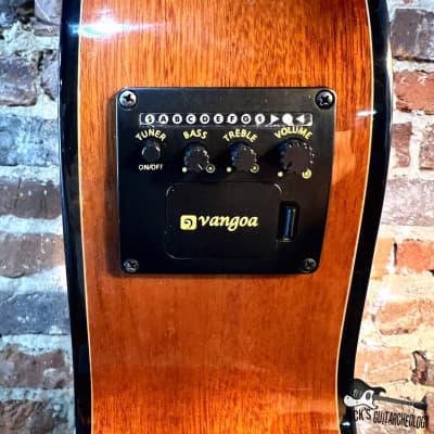 Vangoa VG-36ECG Classical Acoustic Electric Guitar w/ GB | Reverb
