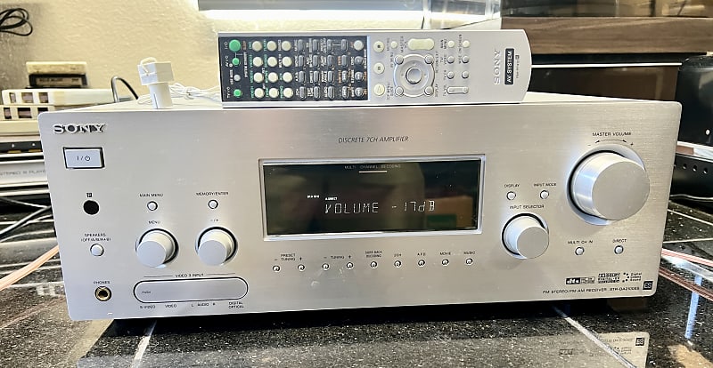 SONY STR-DA2100ES Discrete 7CH Amplifier Stereo Receiver w/ | Reverb