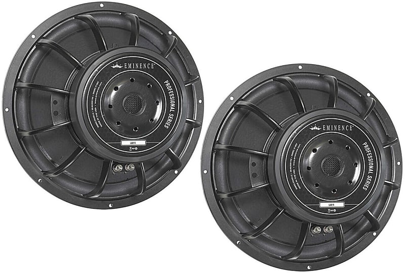 2x Eminence Lab 15 15" Pro Subwoofer 1200W Car Audio Speaker | Reverb