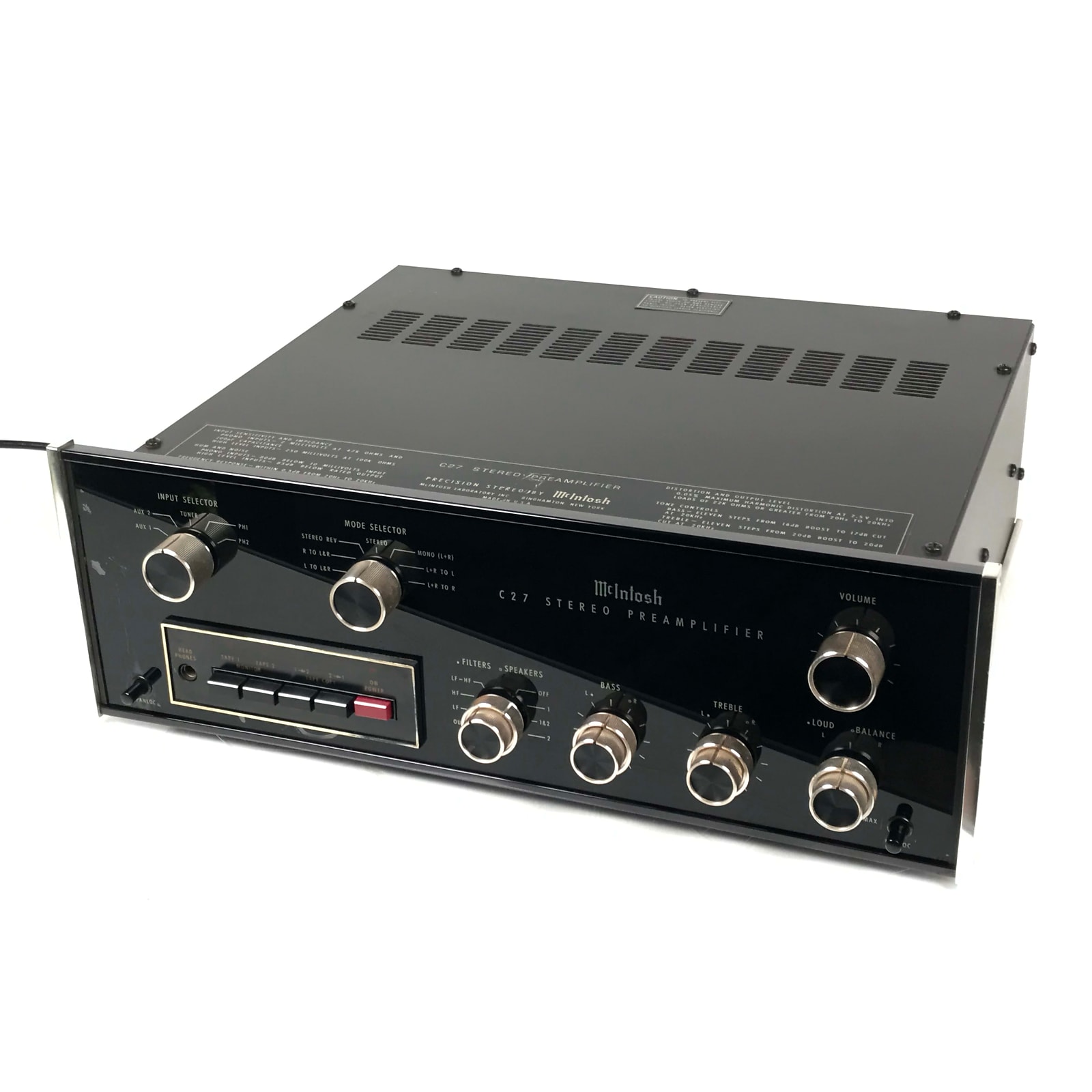 McIntosh C 27 Stereo Solid State Preamp | Reverb