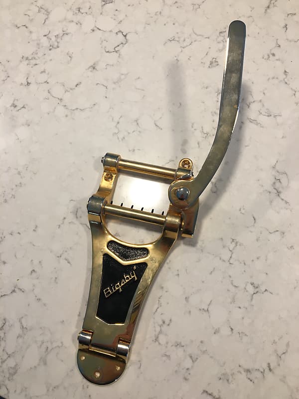 Bigsby tailpiece Gold | Reverb