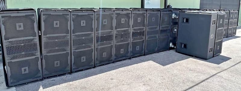 JBL Vertec VT4880 DUAL 18" Sub Line Array Element (LOT OF 8) | Reverb