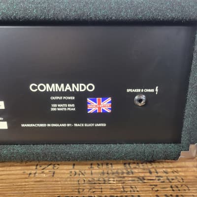 Trace Elliot Commando 100 Watt Bass Head | Reverb