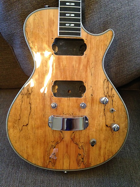 Hagstrom Ultra Swede w/ Spalted Maple top 2012 Natural | Reverb