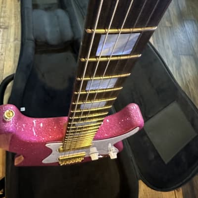 Kiesel Delos Custom - Pink Sparkle Metal Flake | Reverb