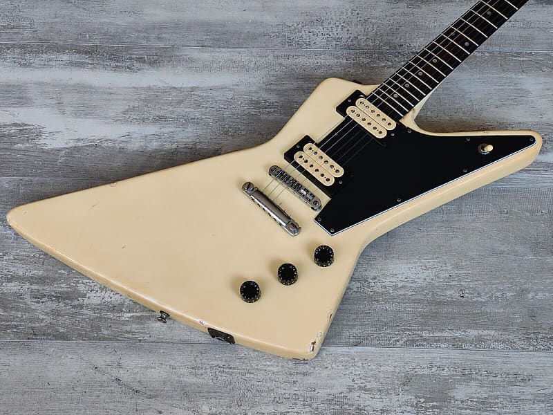 1978 Greco Japan EX800W Explorer (Aged White) | Reverb