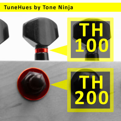 Tone Ninja TuneHues tuner post washers, Red, set of 6 | Reverb