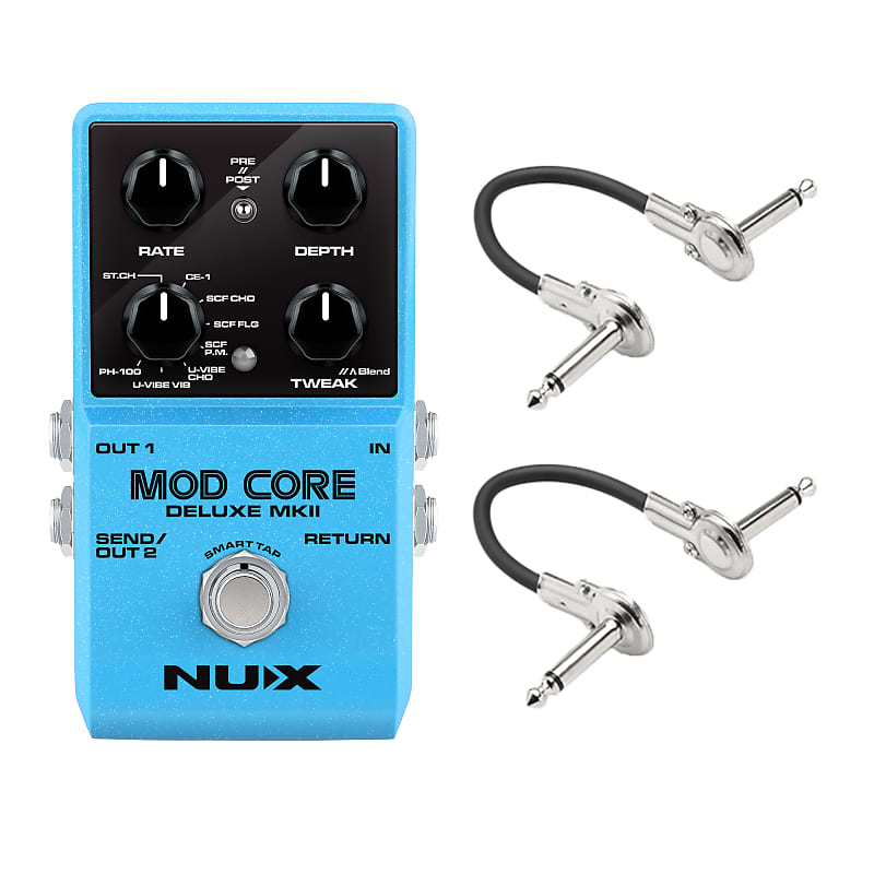 New NUX Mod Core Deluxe MKII Modulation Guitar Effects Pedal | Reverb