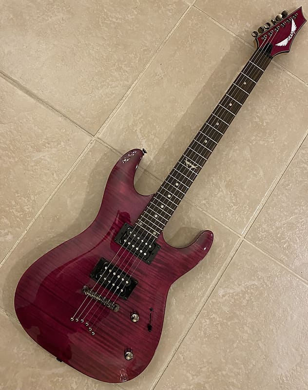 Dean Custom 350 2010s Trans Purple with gig Bag | Reverb