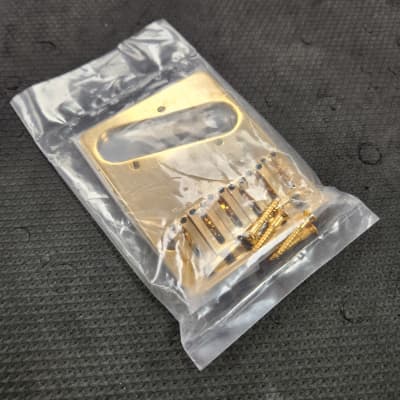 Fender American Series Modern Telecaster Bridge - Gold | Reverb