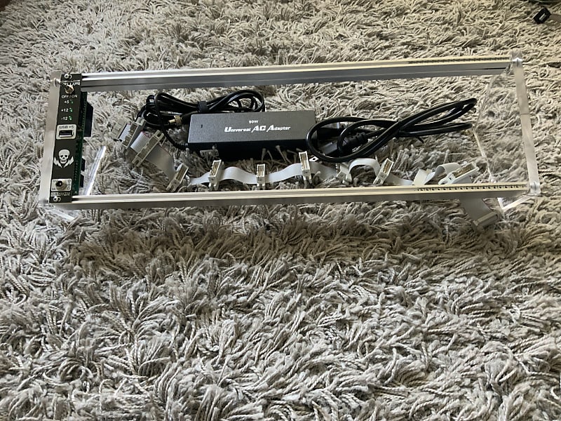 Synthrotek 3U 84HP Clear Eurorack Case w PSU | Reverb