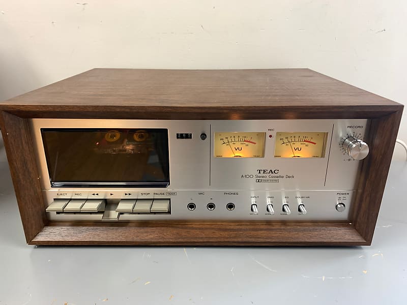 Teac A100 Stereo Cassette Deck | Reverb