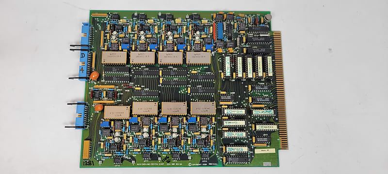 Synclavier DDV-389 Polyphonic Sampling Bin Card New England | Reverb