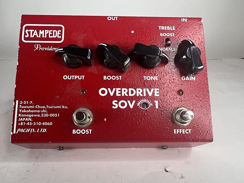 Vintage Providence Stampede Overdrive SOV-1 = Dumble's | Reverb