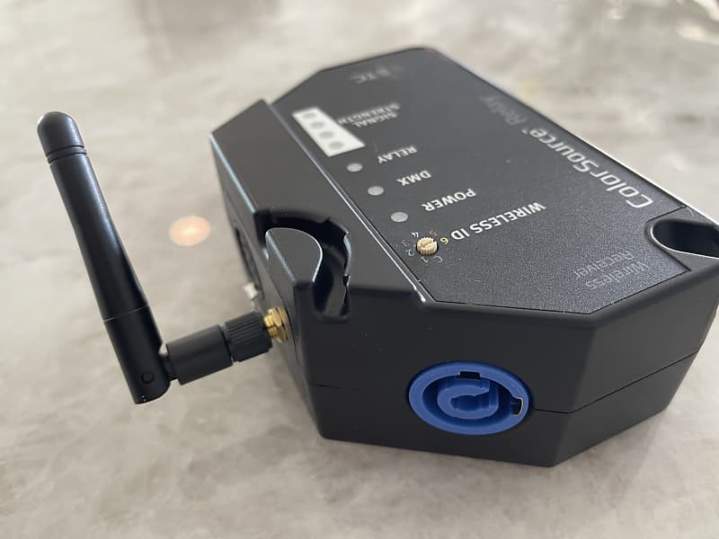 ETC ColorSource Wireless DMX lighting Relay with Powercon | Reverb