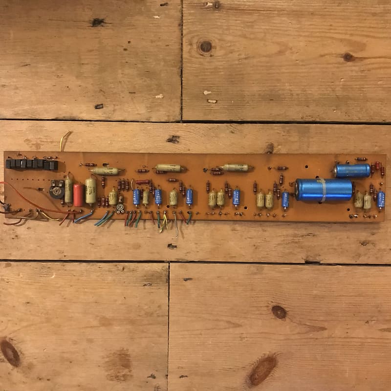 Carlsbro 200w PA circuit / tag board 1969 | Reverb