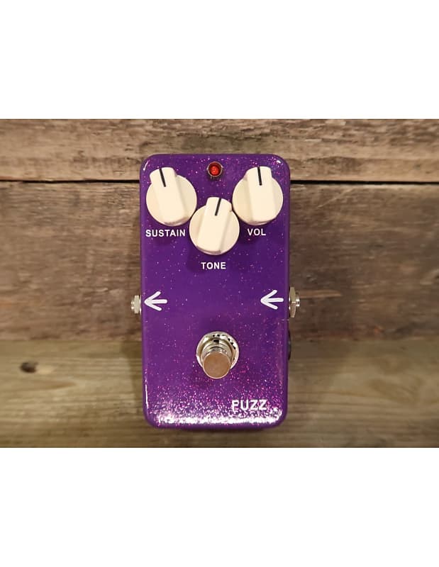 DIY Fuzz in purple sparkling enclosure | Reverb