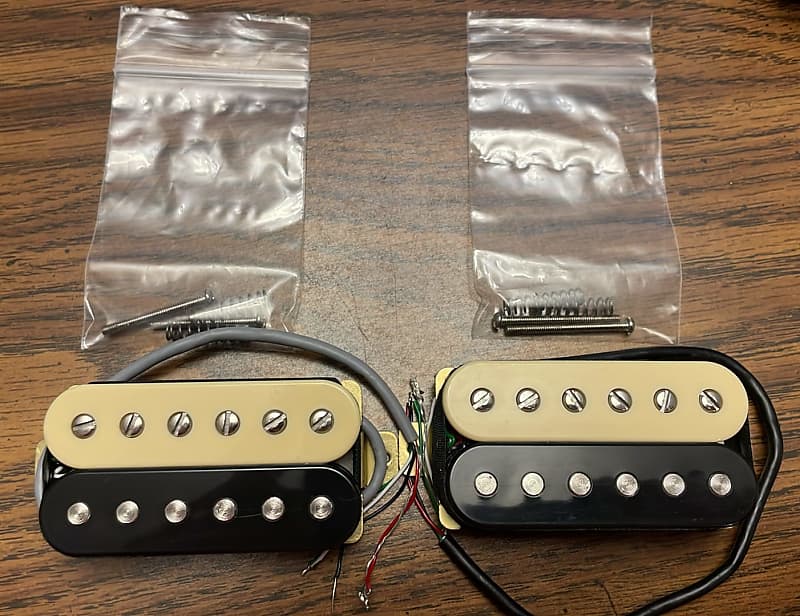 PRS 85/15s Pickup set - Uncovered Zebra | Reverb