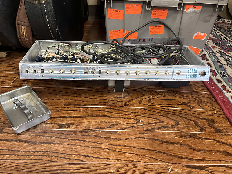 Fender Super reverb master volume chassis 1970s | Reverb