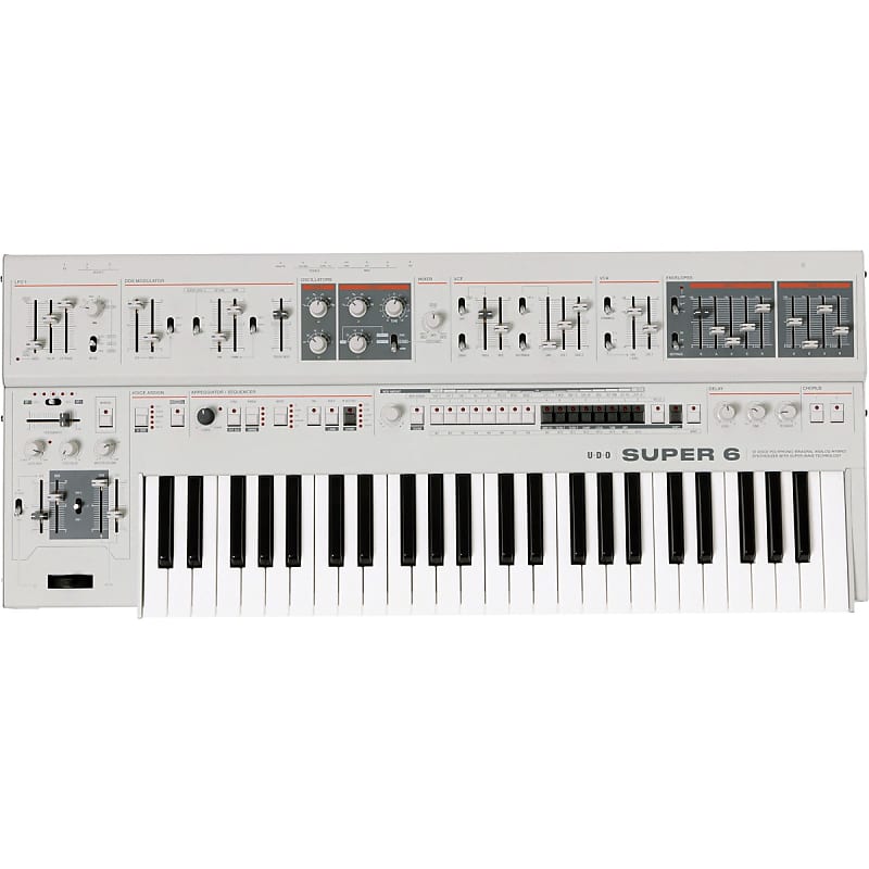 UDO Audio Super 6 12-Voice Polyphonic Keyboard Synthesizer - | Reverb