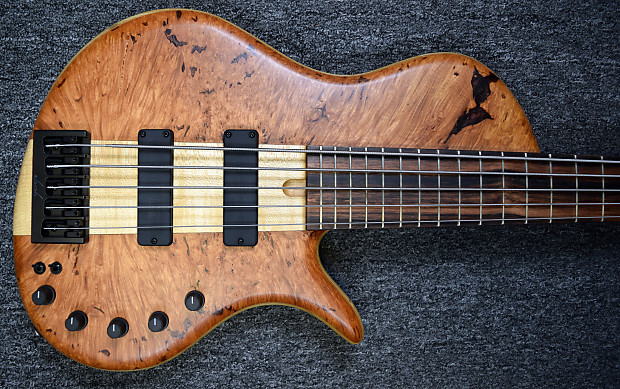 Elrick Single Cut 5 Red Heart Burl REDUCED | Reverb