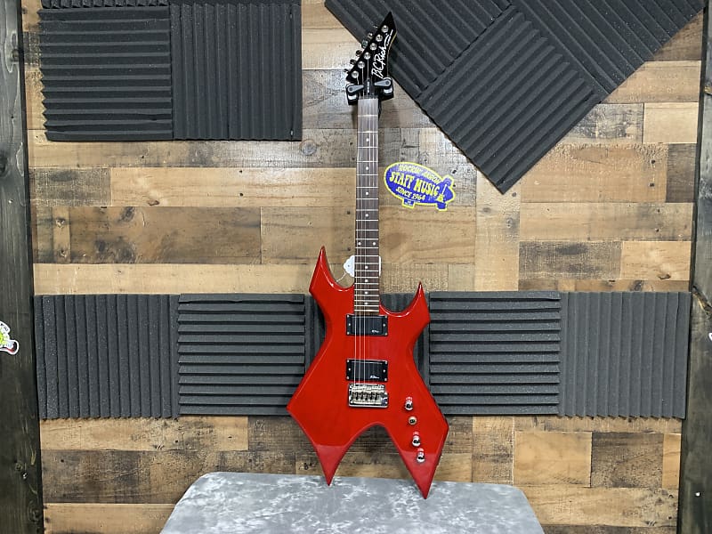 B.C. Rich Warlock Platinum - Red | Reverb
