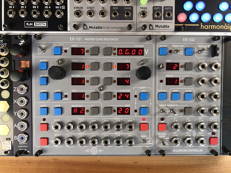 Orthogonal Devices ER-101 Indexed Quad Sequencer & ER-102 | Reverb
