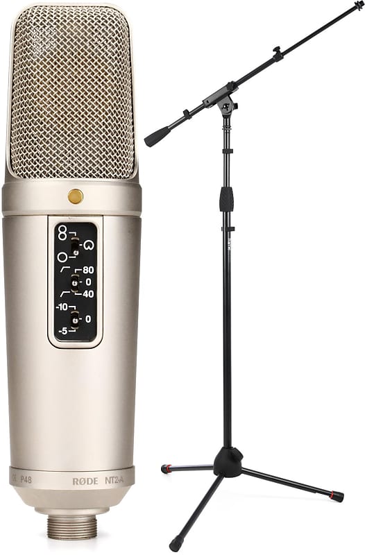 Rode NT2-A Large-diaphragm Condenser Microphone Bundle with | Reverb