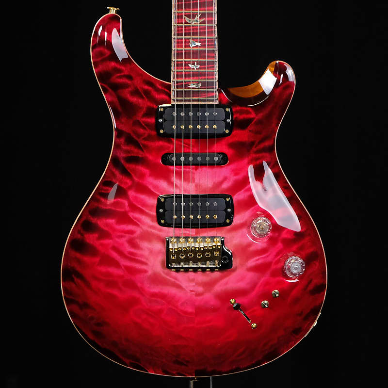 PRS Private Stock Modern Eagle V "Curly Maple" - Blood Red | Reverb